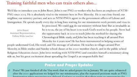 Training faithful men who can train others also…Apr/May 2018 | Steve ...
